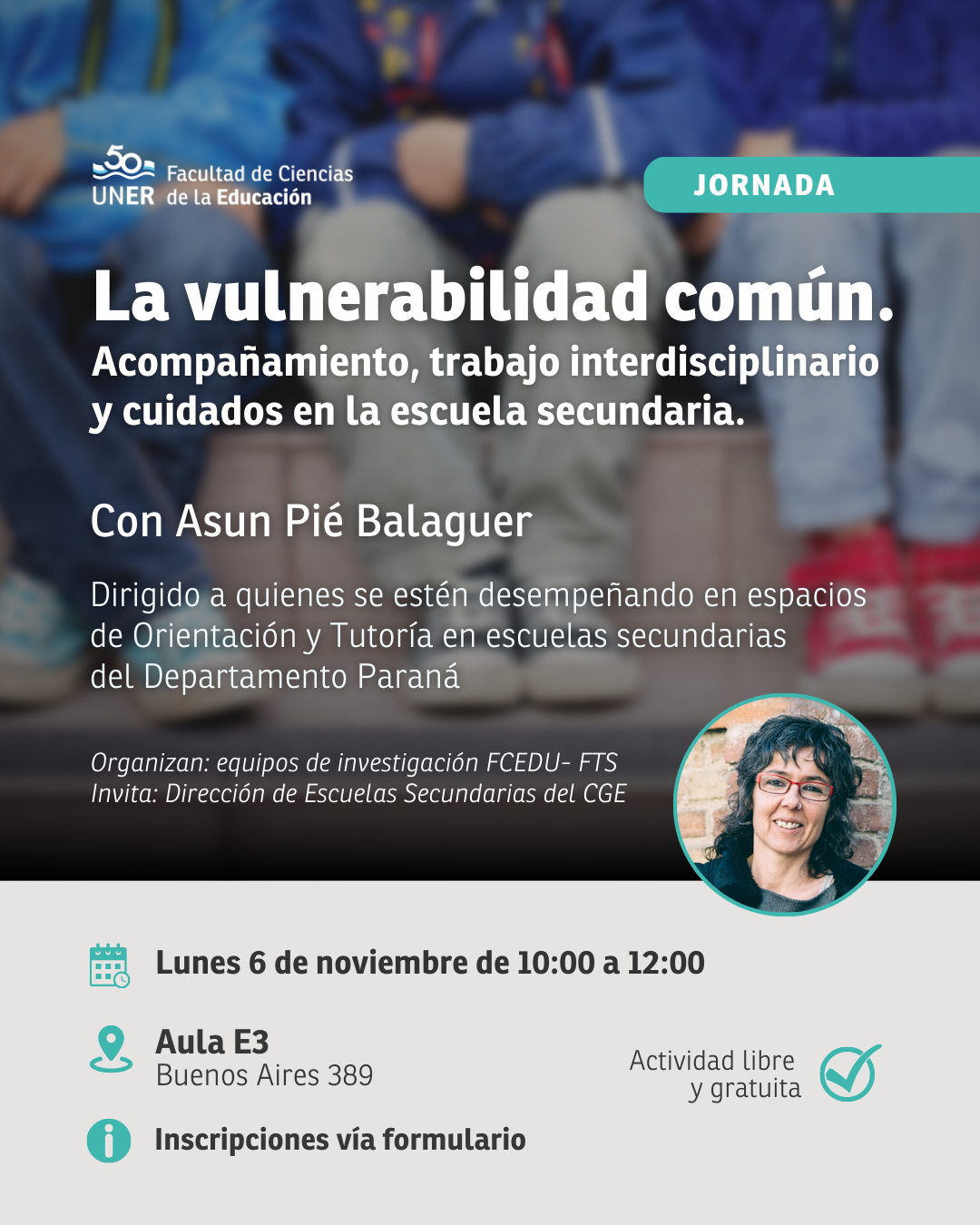 Jornada de trabajo e interlocución con Asun Pié Balaguer - Facultad de ...
